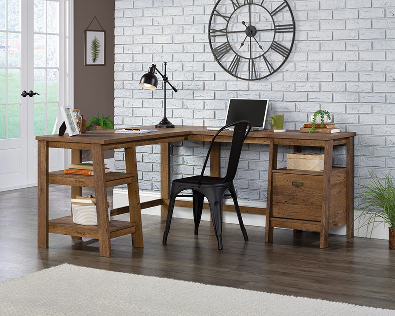 Sauder vintage oak computer desk store