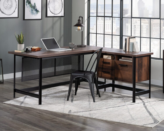 Sauder Briarbrook™ L-Shaped Computer Desk in Barrel Oak 430071