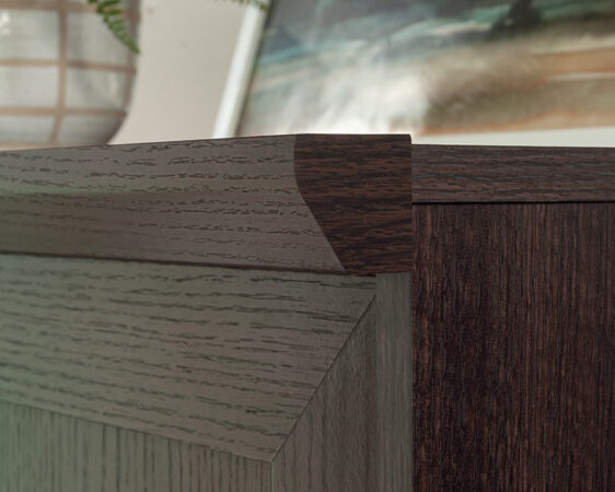 Sauder HomePlus Sliding Door Wardrobe Cabinet in Dakota Oak 430331