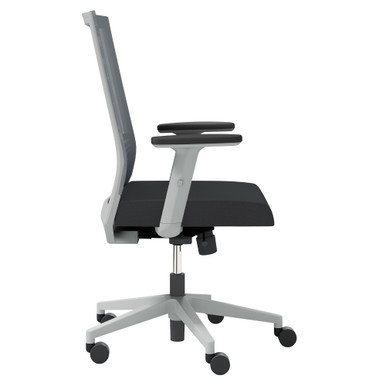 OfficeSource | Oslo | Mid Back Mesh Task Chair with Adjustable Arms ...